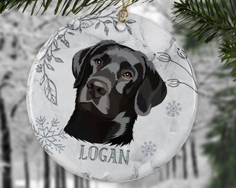 Custom Black Lab Ornament - Etsy