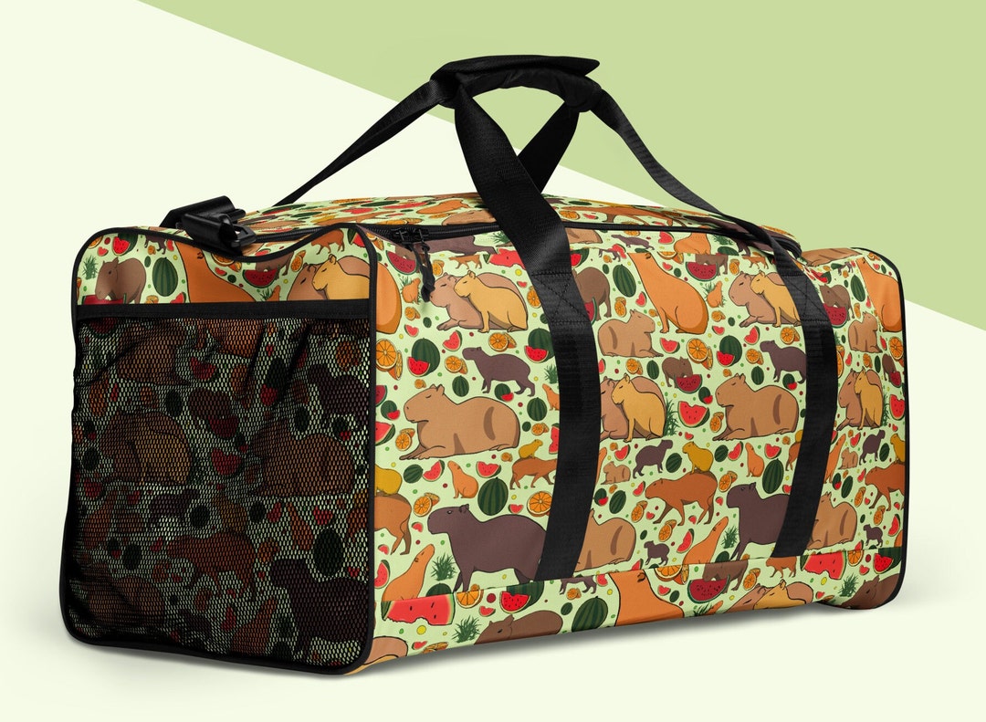 Capybara Duffel Bag, Capybara Gift - Etsy