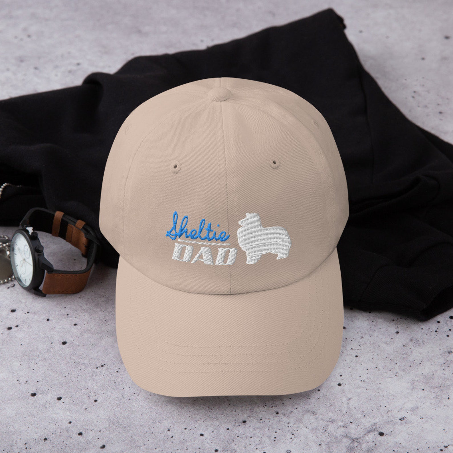 Shetland Sheepdog Dad Hat Sheltie Daddy Gift - Etsy