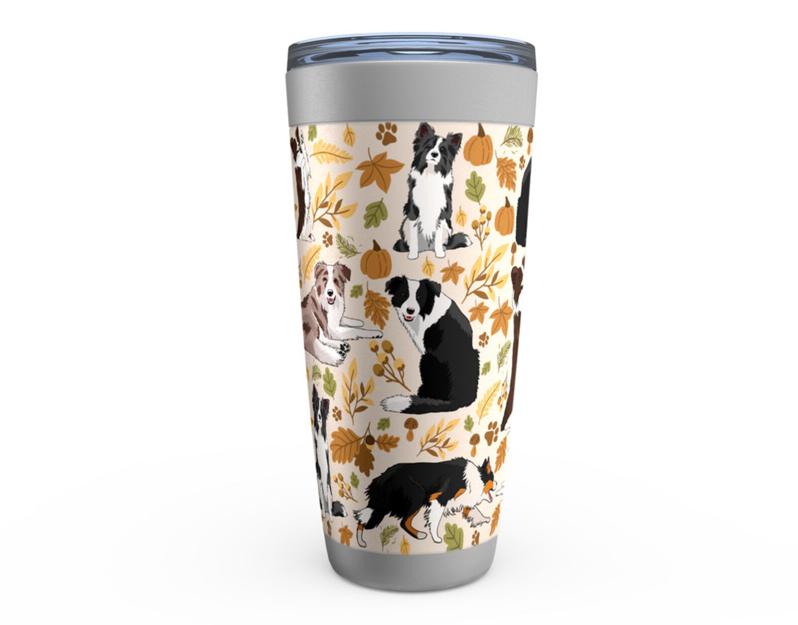 Border Collie Viking Tumblers, Border Lover Gift Idea, Border Collie ...