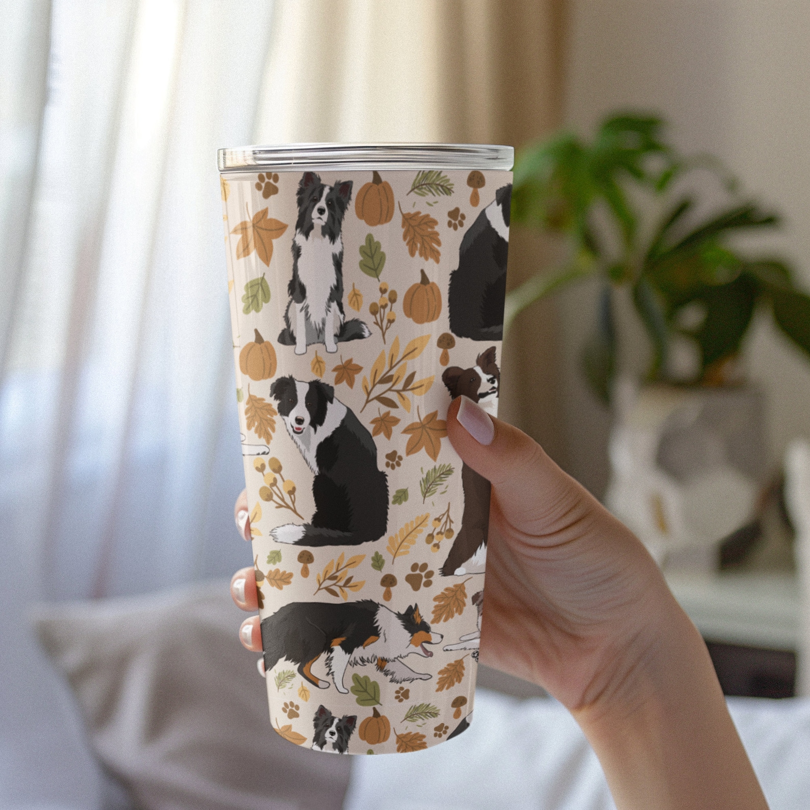 Border Collie Viking Tumblers, Border Lover Gift Idea, Border Collie ...