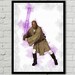 MACE WINDU Mace Windu Poster Mace Windu Digital Star Wars Poster ...