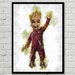 BABY GROOT - Baby Groot Poster - Marvel Poster - Guardians of Galaxy ...