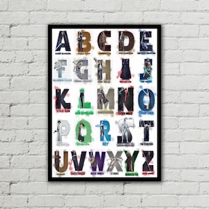 STAR WARS POSTER Star Wars Alphabet Star Wars Print Alphabet Print ...
