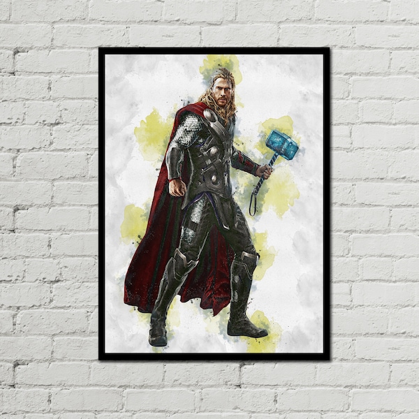 Thor Print - Etsy