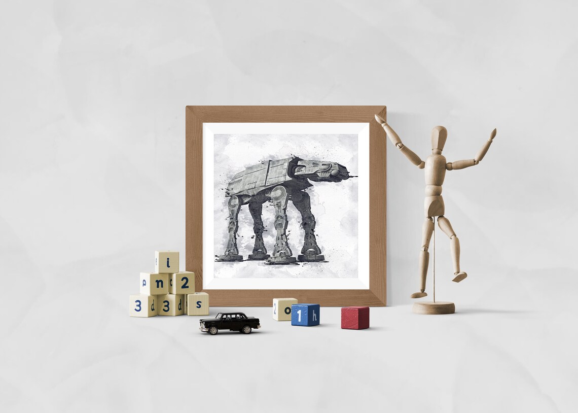 AT-AT WALKER - At-at Walker Poster - At-at Walker Digital - Star Wars ...
