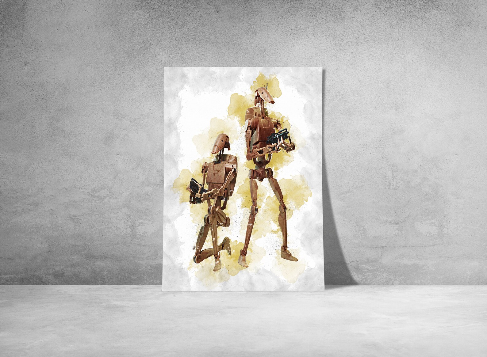 STAR WARS DROIDS - Droids Print - Droid Digital - Star Wars Poster ...