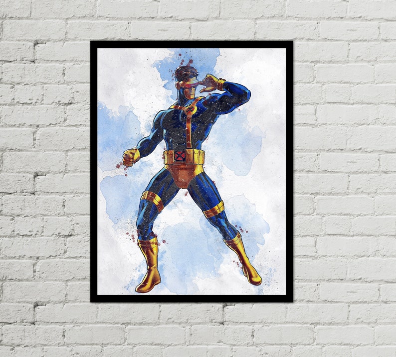 CYCLOPS - Marvel Poster - X - Men Poster - Cylclops Digital - Cyclops ...