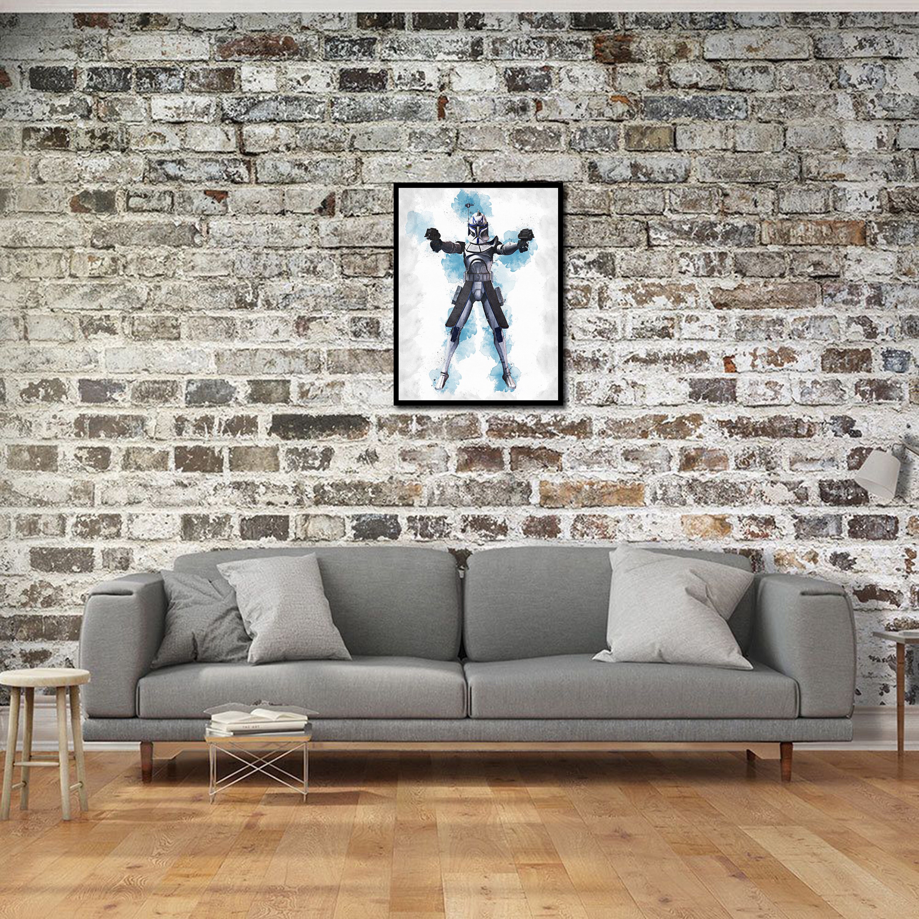 CAPTAIN REX POSTER - Star Wars Poster - Captain Rex Print - Star Wars ...