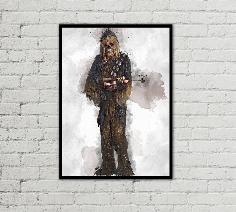 CHEWBACCA Chewbacca Digital Star Wars Poster Digital - Etsy