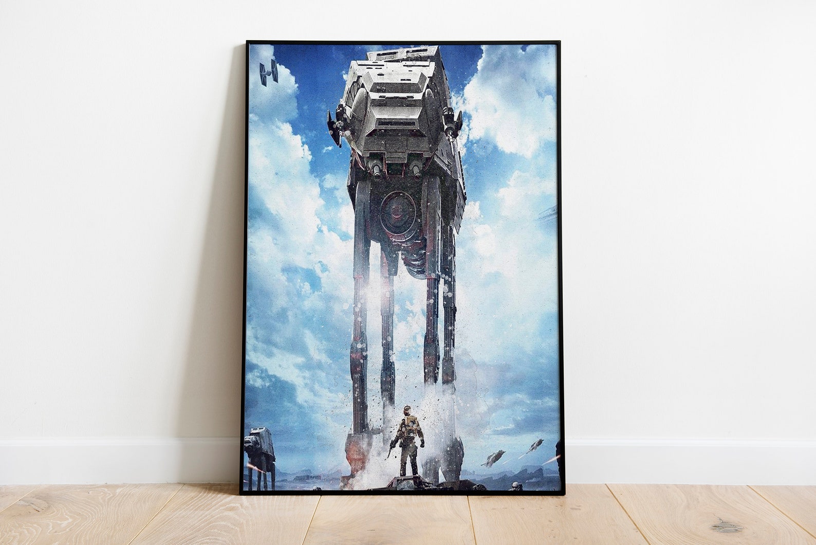AT AT WALKER At-at Walker Poster At-at Walker Digital Star Wars Poster ...