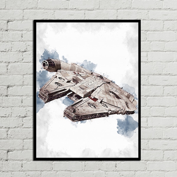 Millenium Falcon Print - Etsy