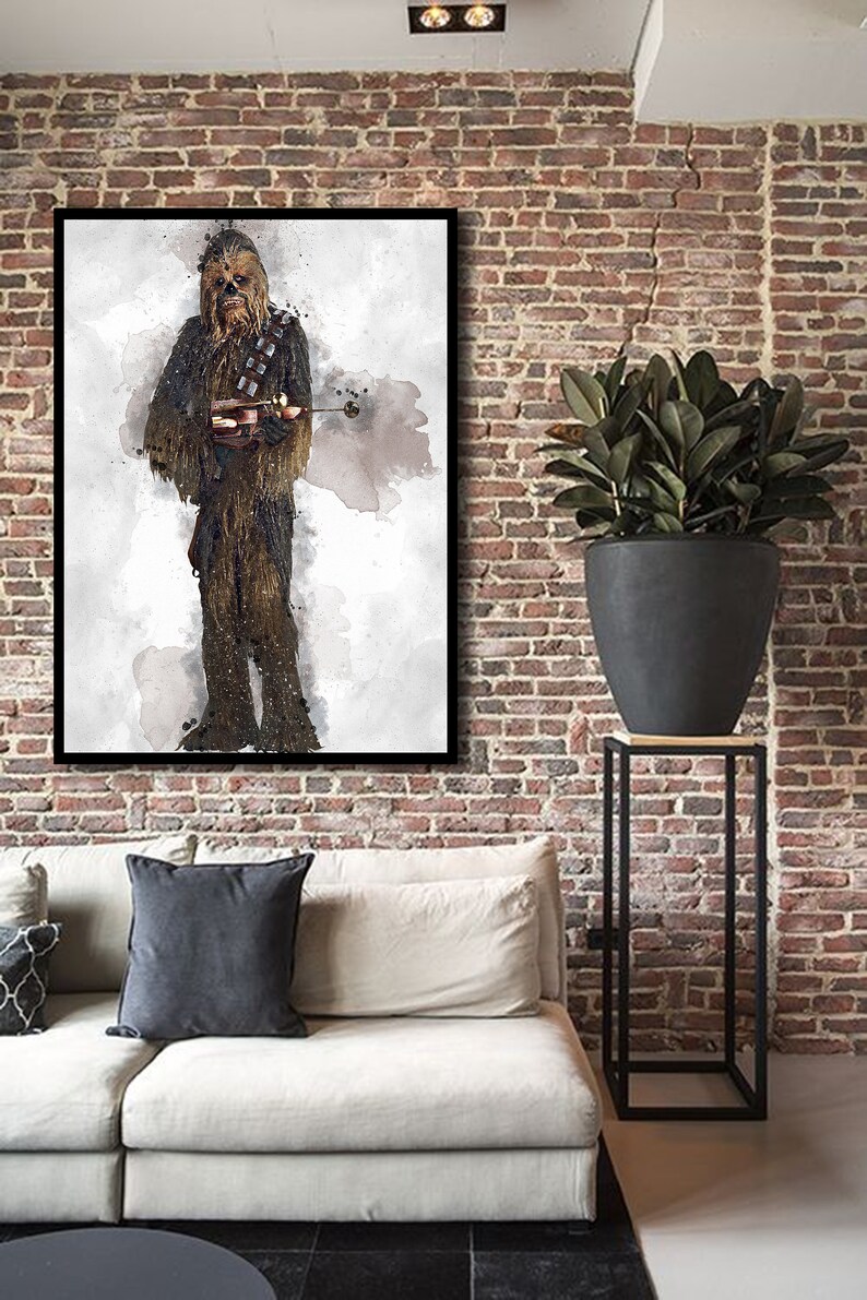 CHEWBACCA Chewbacca Digital Star Wars Poster Digital - Etsy