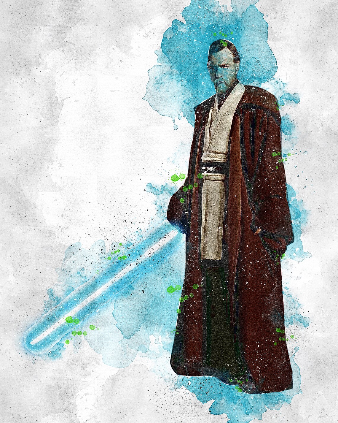 OBI-WAN KENOBI Obi-wan Kenobi Poster Obi-wan Kenobi - Etsy