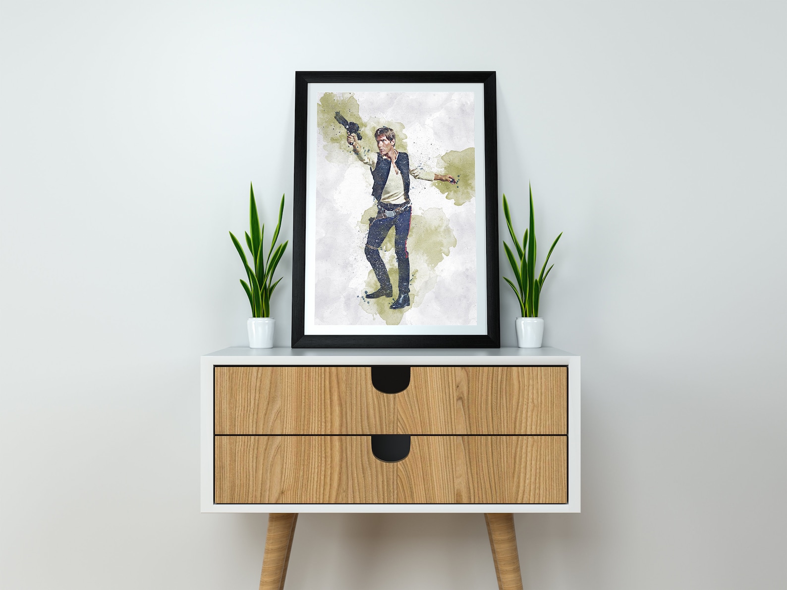 HAN SOLO Han Solo Digital Star Wars Poster Digital - Etsy