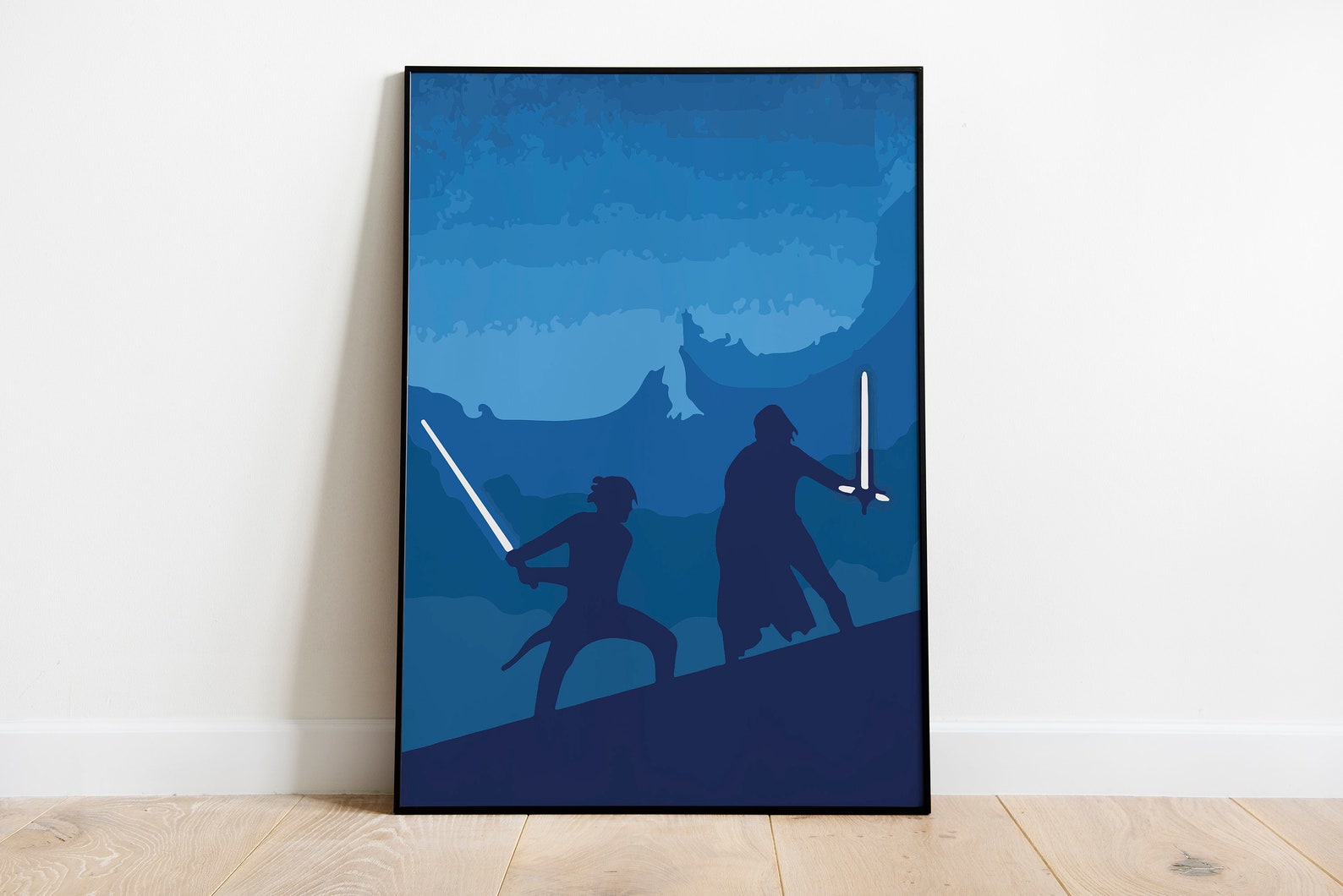 STAR WARS POSTER - Rise of Skywalker Poster - Rey, Kylo Ren Poster ...