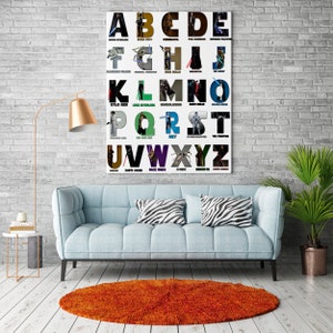 STAR WARS POSTER - Star Wars Alphabet - Star Wars Print - Alphabet ...