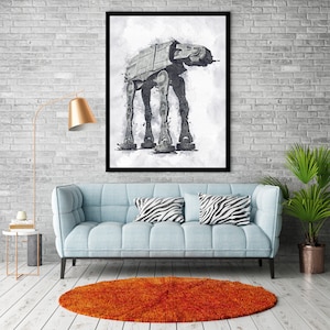 AT-AT WALKER - At-at Walker Poster - At-at Walker Digital - Star Wars ...