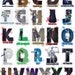 STAR WARS POSTER - Star Wars Alphabet - Star Wars Print - Alphabet ...