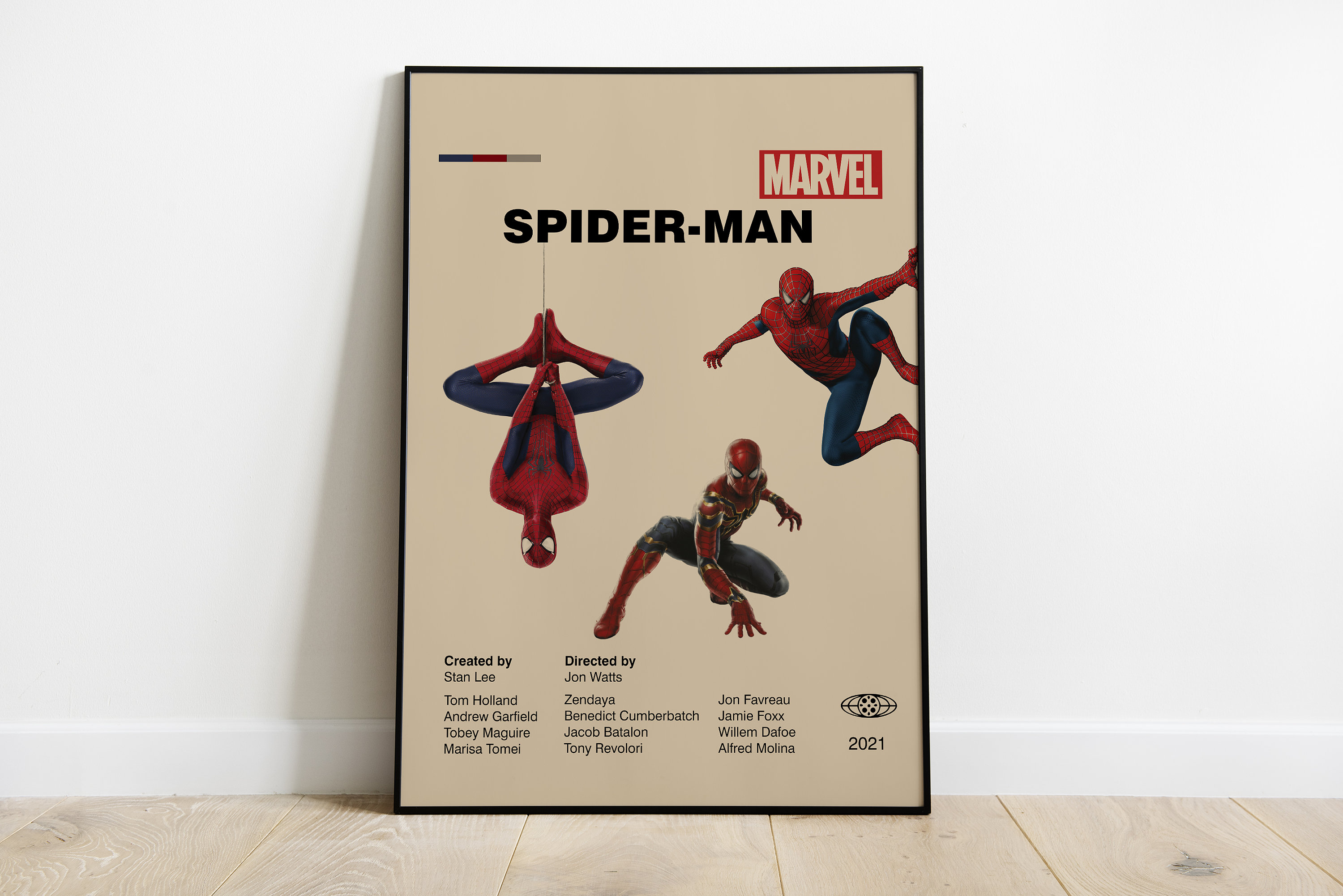 SPIDERMAN POSTER - Spider-man Print - Mid Century Modern Poster ...