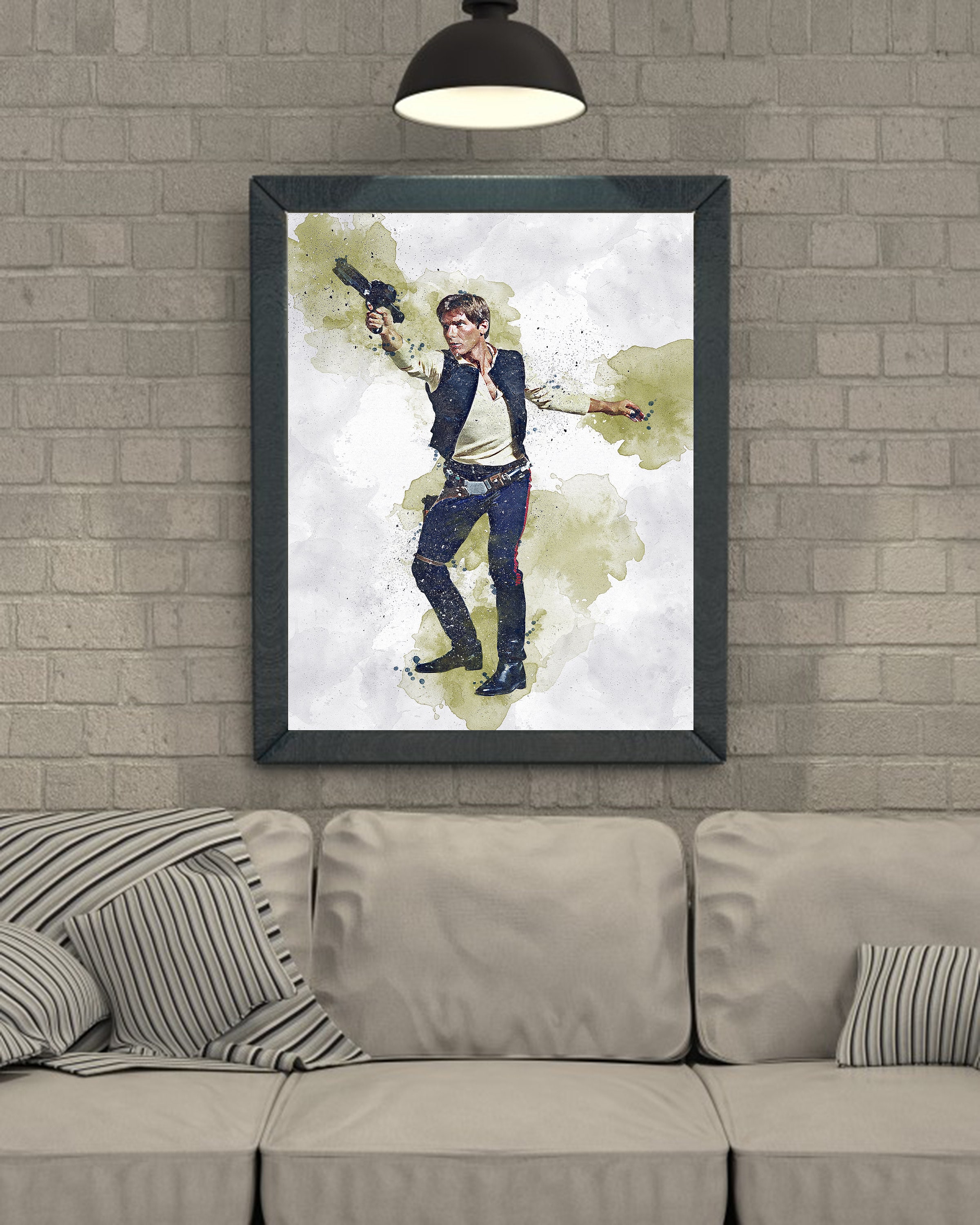 HAN SOLO Han Solo Digital Star Wars Poster Digital | Etsy