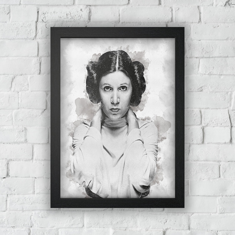 STAR WARS POSTER Princess Leia Poster Princess Leia Print - Etsy