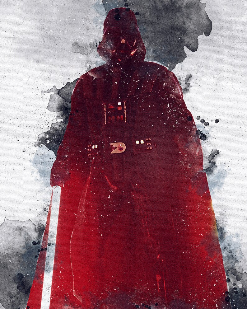 Star Wars Dark Side Set - Darth Vader, Darth Maul, Kylo Ren, Sith Lord ...