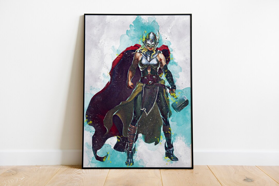 LADY THOR POSTER - Marvel Poster - Avengers Poster - Unframed Poster ...