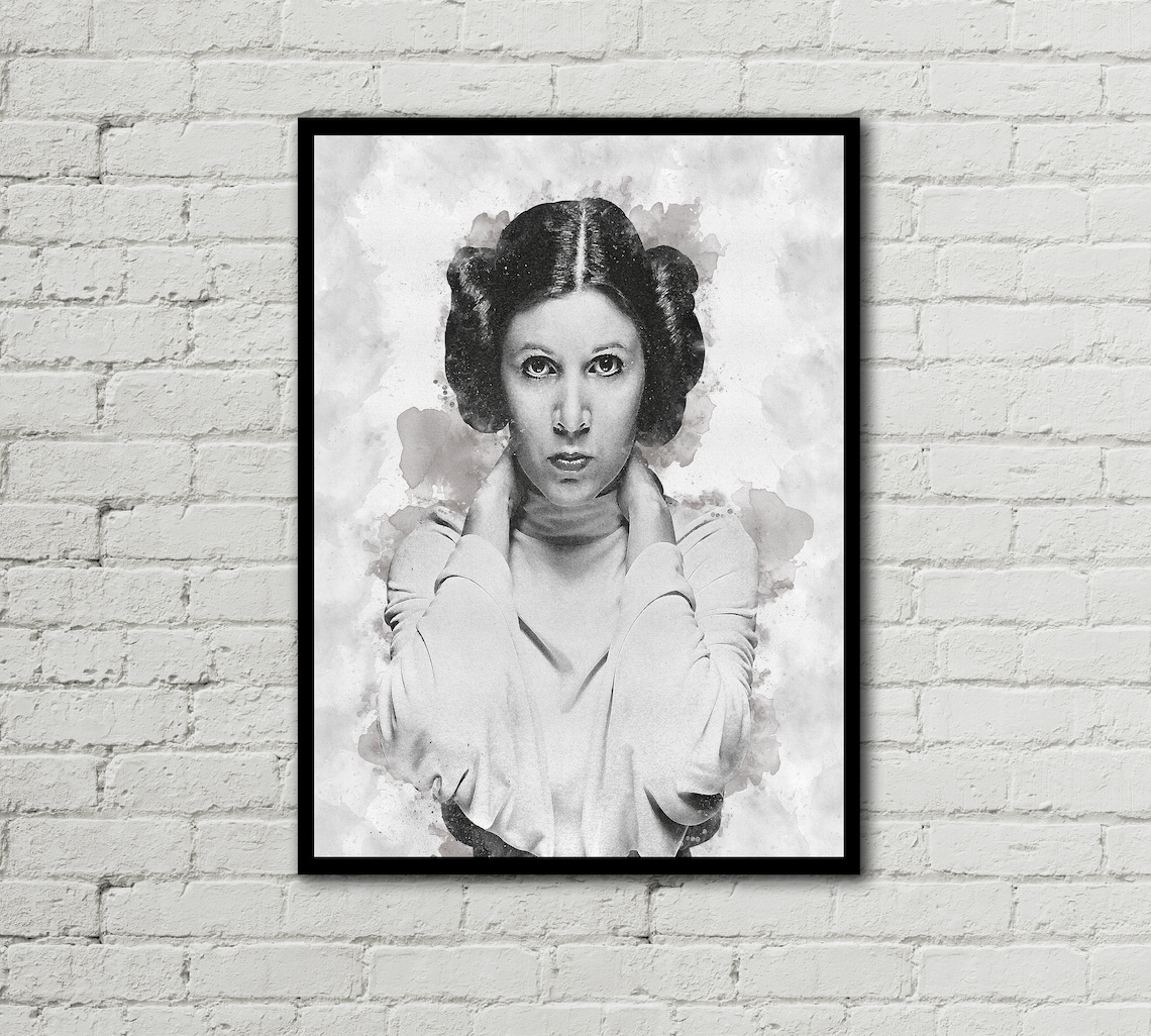 STAR WARS POSTER Princess Leia Poster Princess Leia Print - Etsy