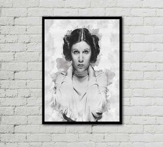 STAR WARS POSTER Princess Leia Poster Princess Leia Print - Etsy