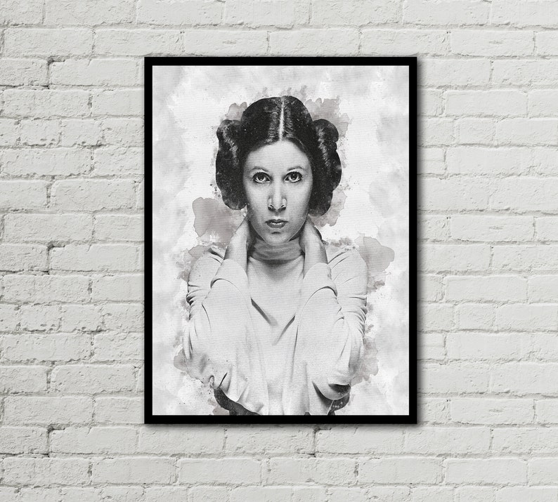 STAR WARS POSTER Princess Leia Poster Princess Leia Print - Etsy