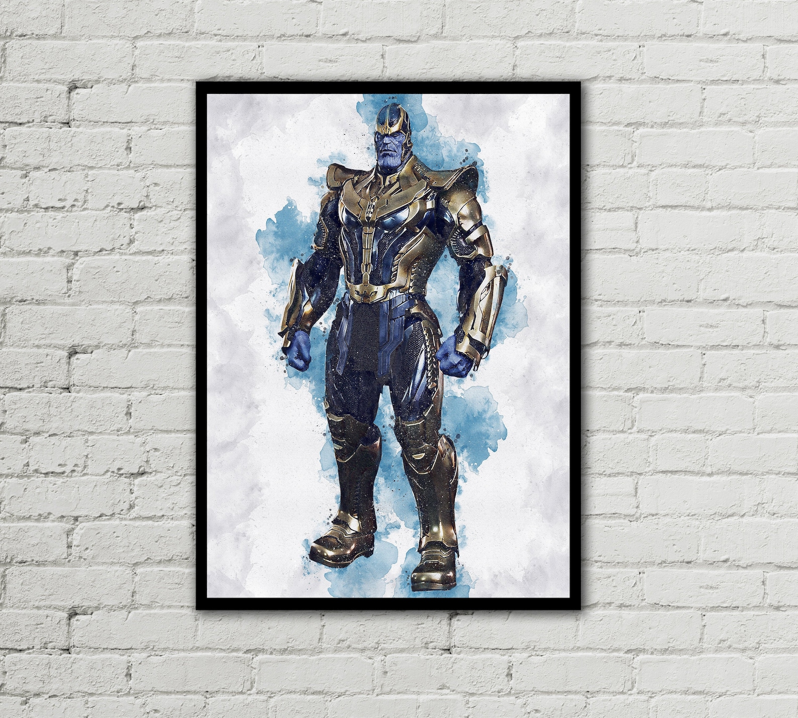 THANOS - Thanos Print - Thanos Digital - Marvel Poster - Avengers ...