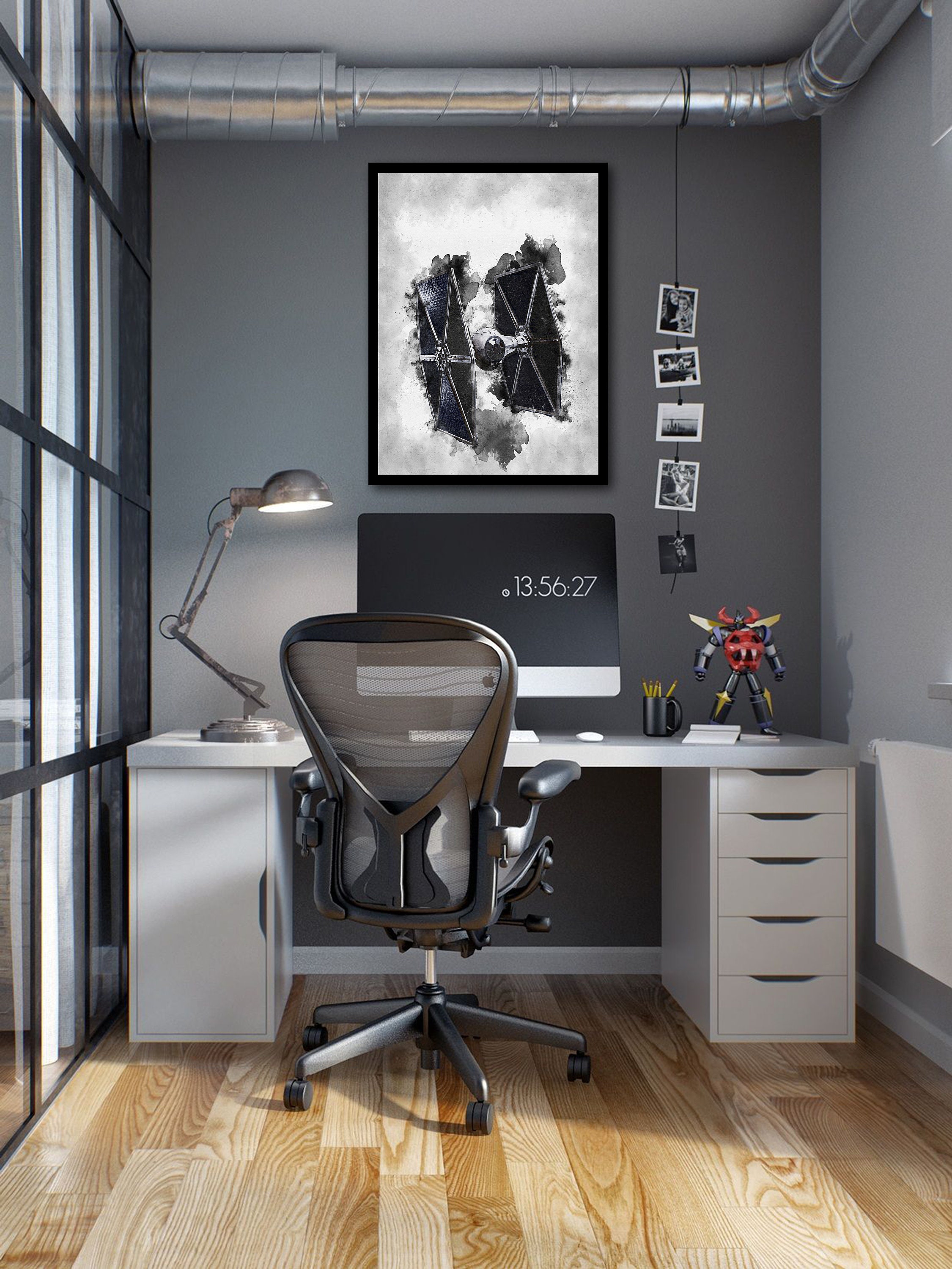 TIE FIGHTER - Tie Fighter Poster - Tie Fighter Digital - Star Warsl ...
