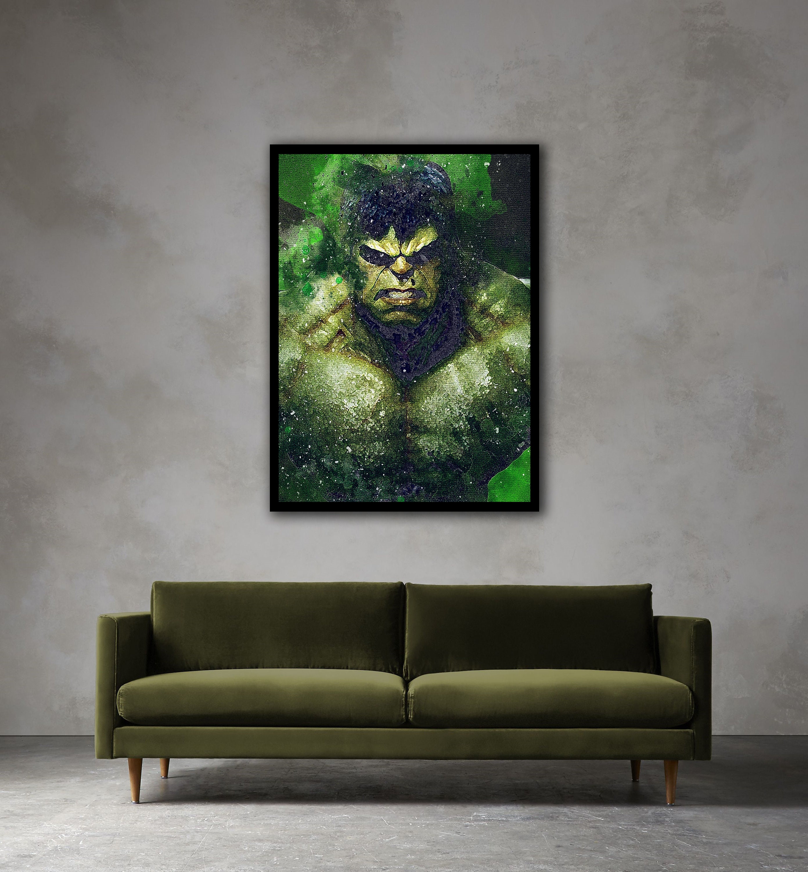 HULK Hulk Digital Marvel Poster Avengers Poster - Etsy