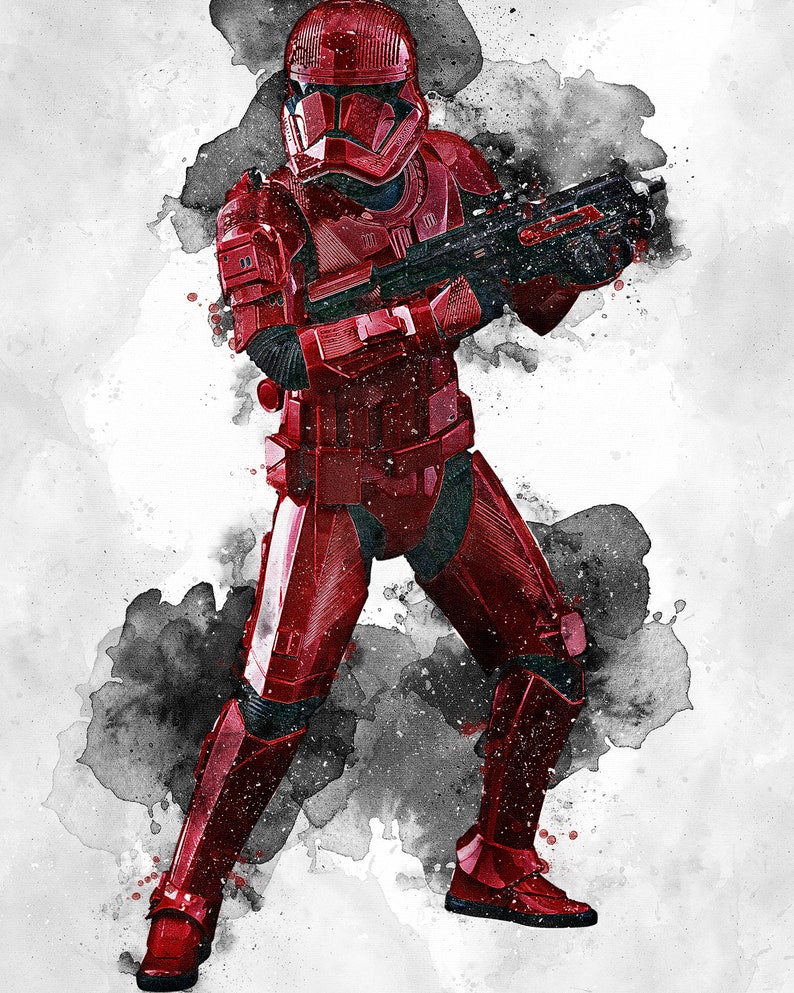 SITH TROOPER Sith Trooper Poster Sith Trooper Digital | Etsy