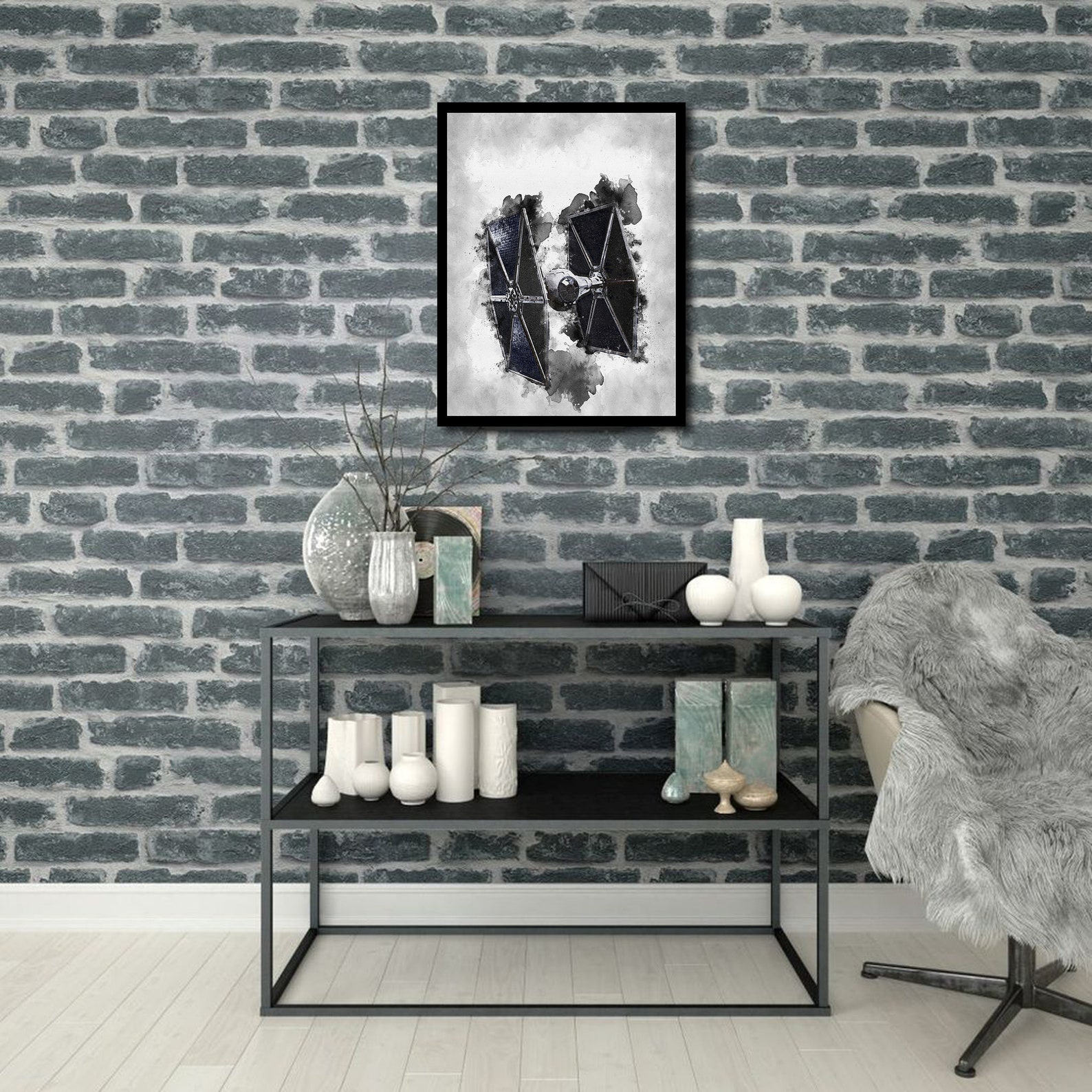 TIE FIGHTER - Tie Fighter Poster - Tie Fighter Digital - Star Warsl ...