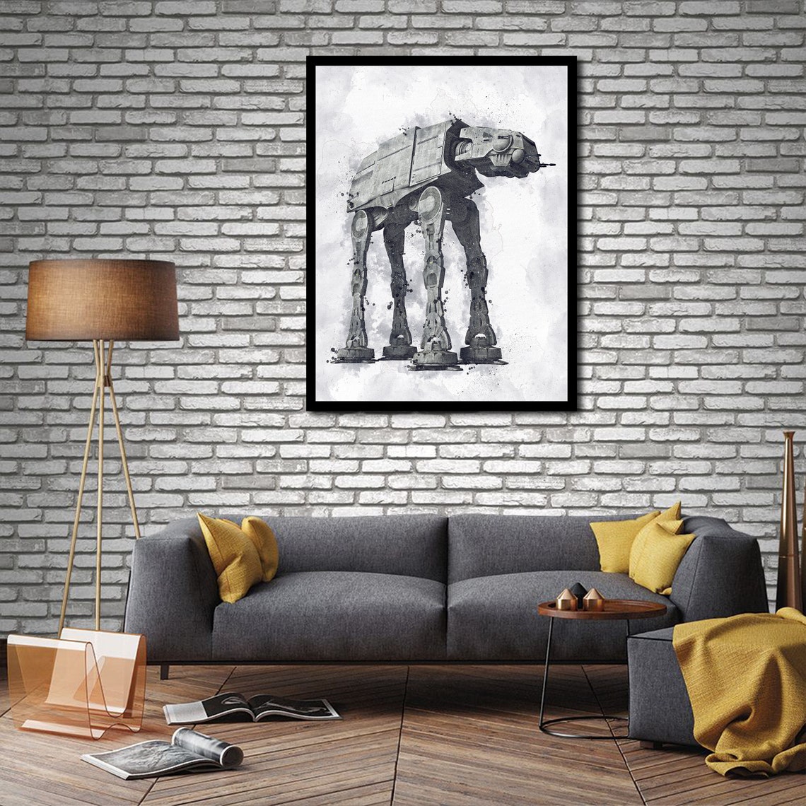 AT-AT WALKER - At-at Walker Poster - At-at Walker Digital - Star Wars ...