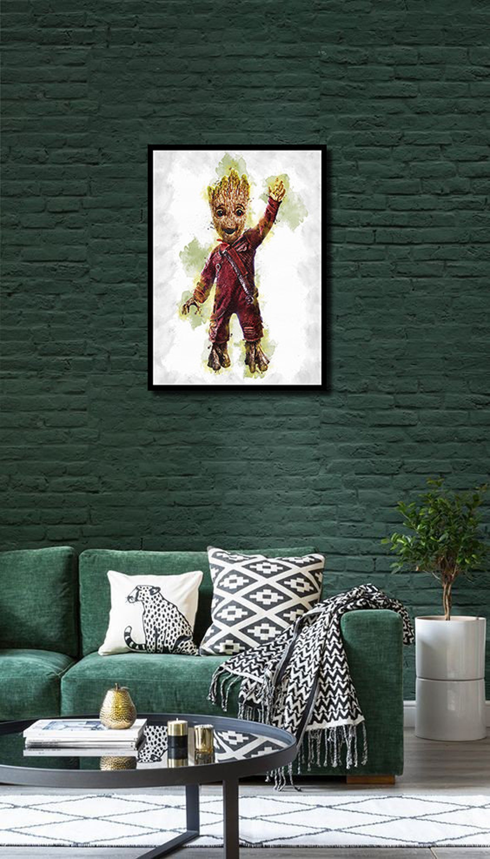 BABY GROOT - Baby Groot Poster - Marvel Poster - Guardians of Galaxy ...