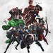 MARVEL HEROES Marvel Heroes Digital Avengers Poster Digital Download ...