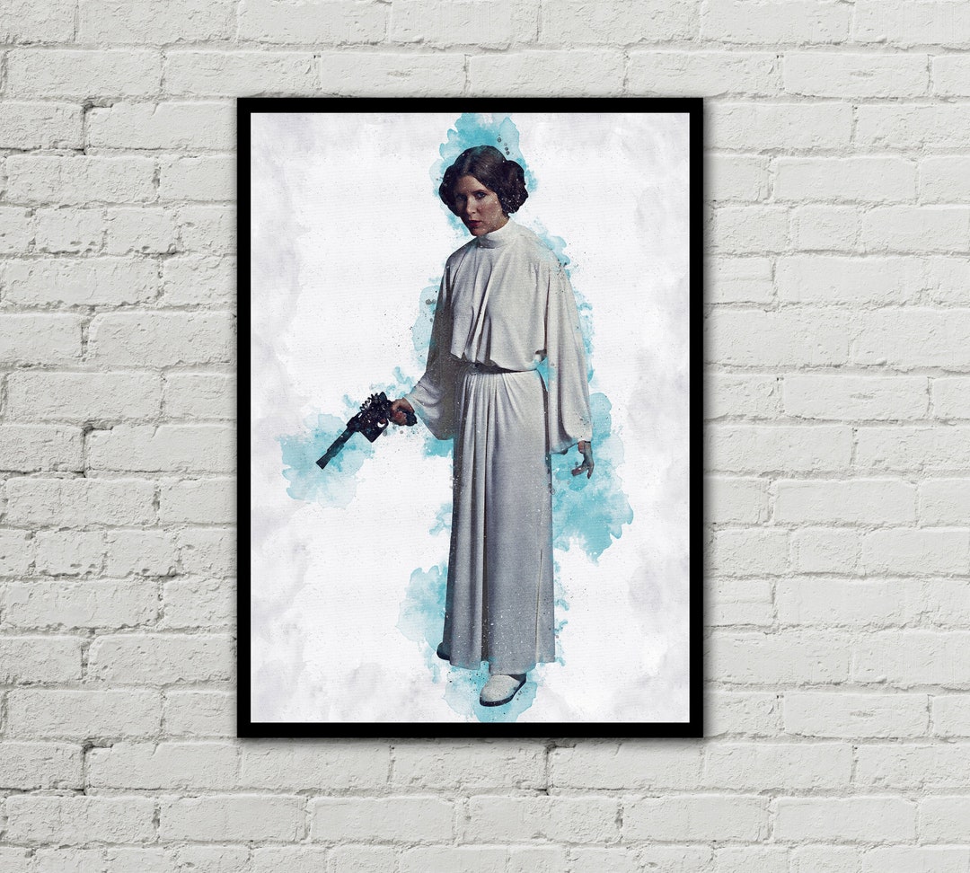 PRINCESS LEIA POSTER - Star Wars Poster - Leia Organa Poster ...