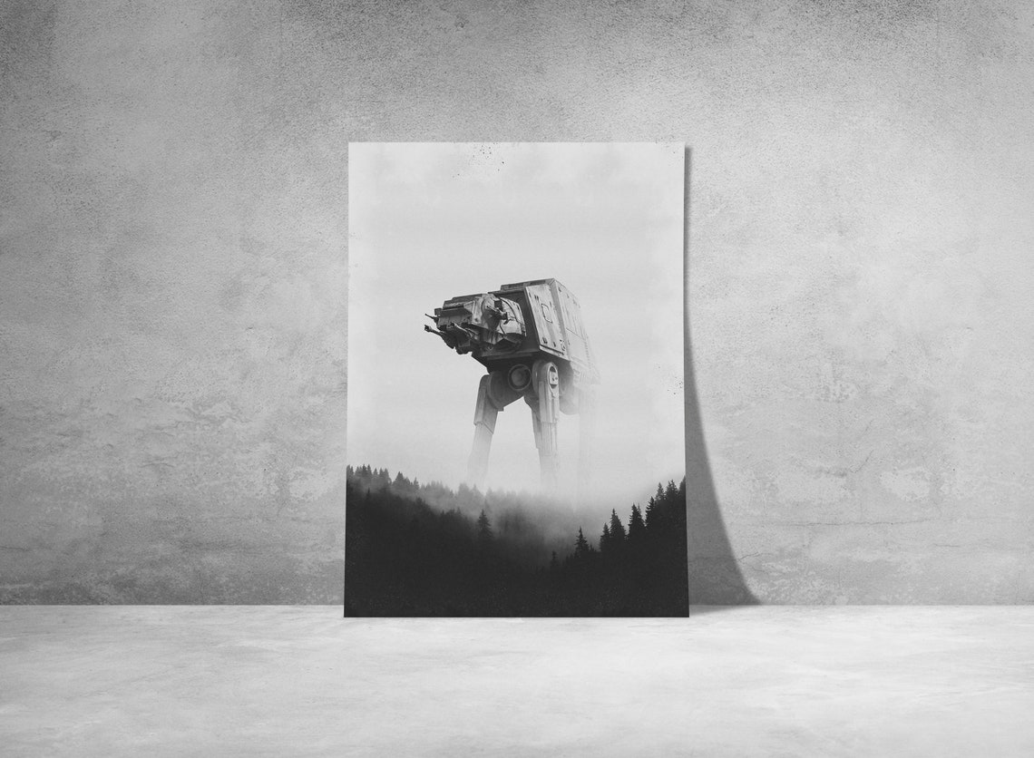 AT-AT WALKER - At-at Walker Poster - At-at Walker Digital - Star Wars ...