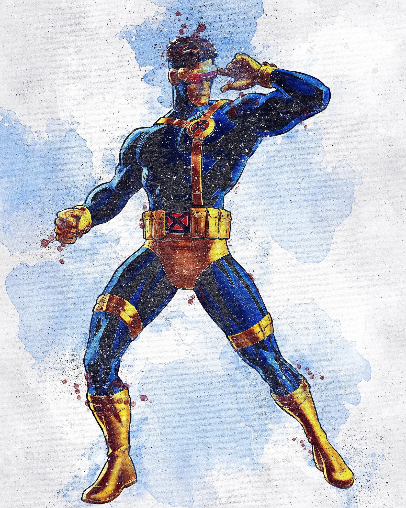 CYCLOPS Marvel Poster X Men Poster Cylclops Digital - Etsy