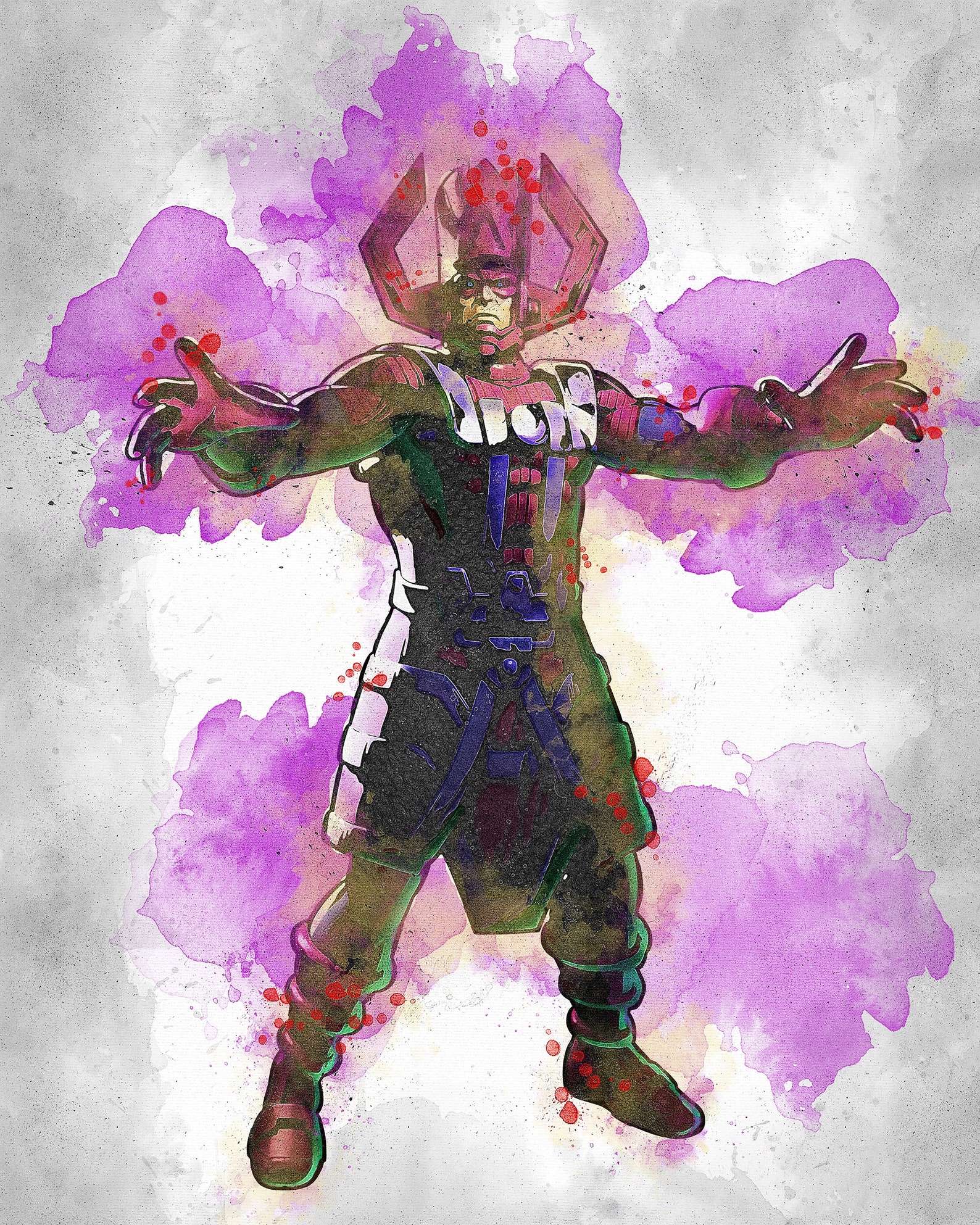 GALACTUS Galactus Poster Galactus Digital Marvel Poster | Etsy