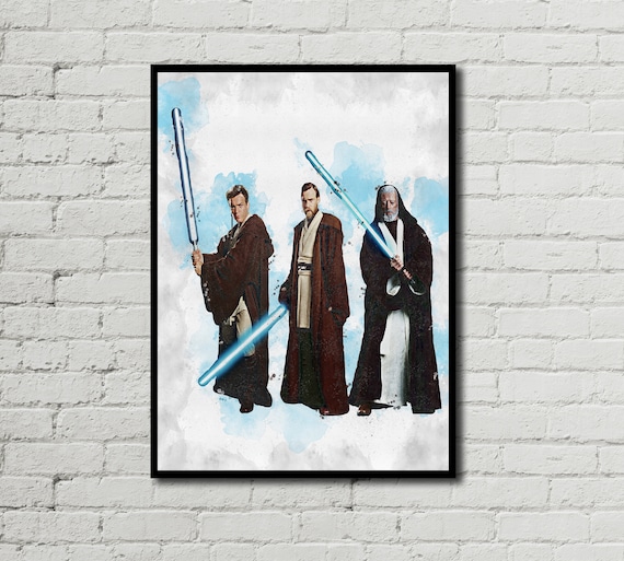 OBI-WAN KENOBI Obi-wan Kenobi Poster Obi-wan Kenobi - Etsy