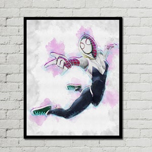 SPIDER GWEN POSTER - Spider-man: Across the Spider-verse - Gwen Stacy ...
