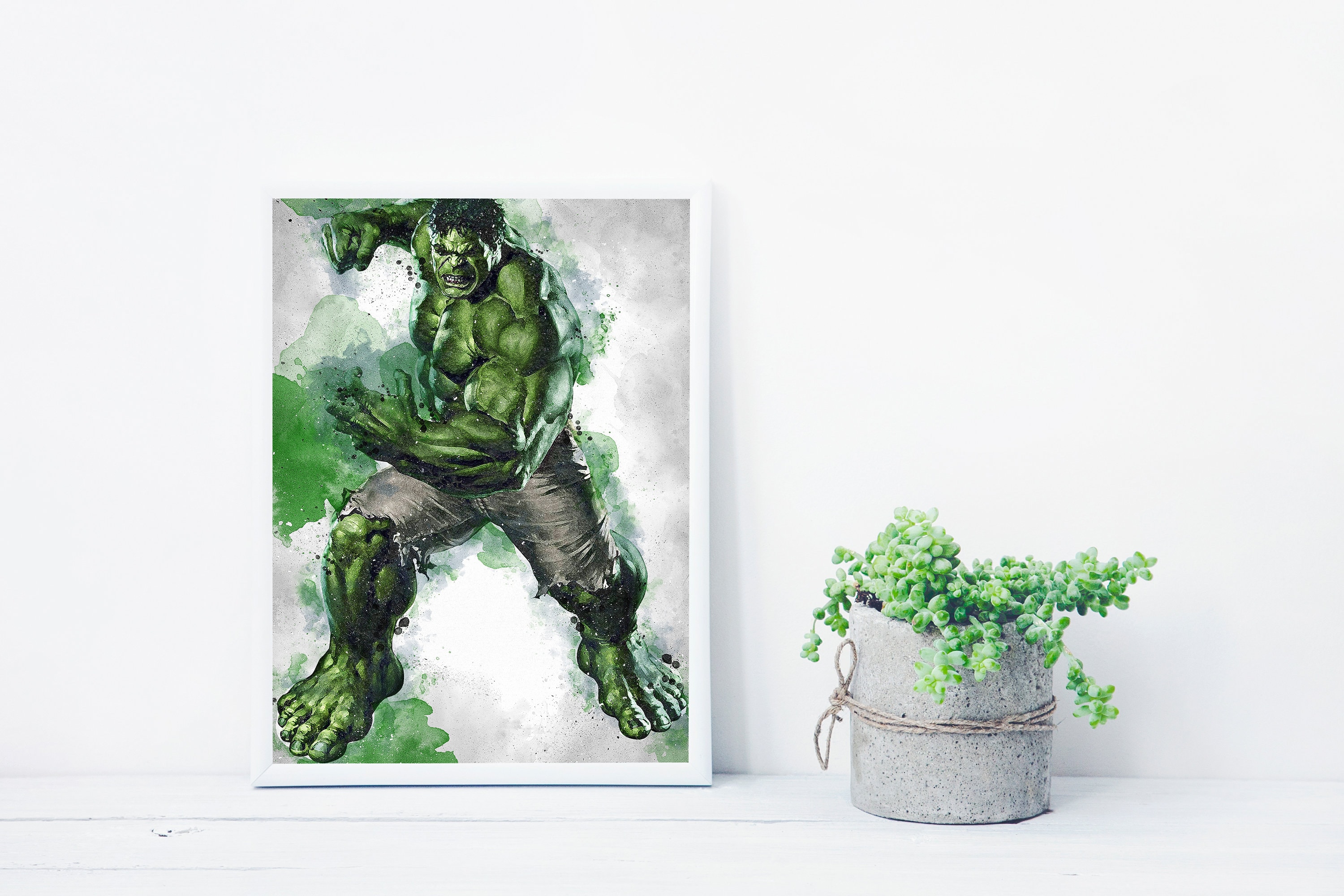 HULK - Hulk Digital - Marvel Poster - Avengers Poster - Digital ...