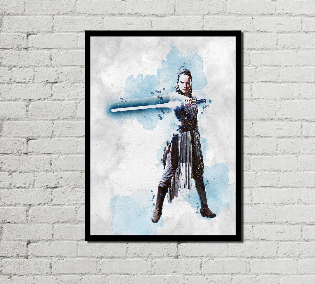 REY - Rey Poster - Rey Digital - Star Wars Poster - Digital Download ...