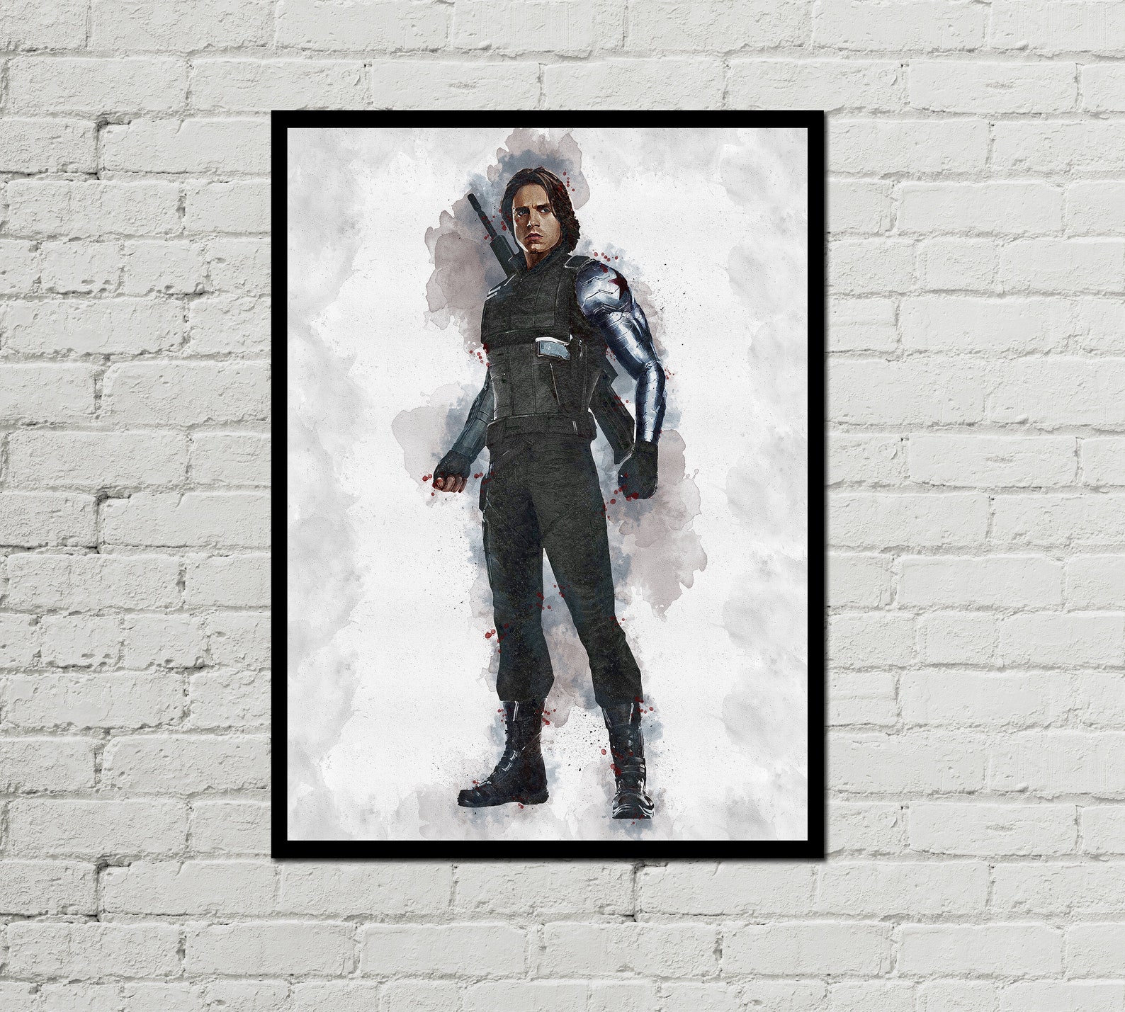WINTER SOLDIER POSTER - Marvel Poster - Avengers Poster - Digital ...