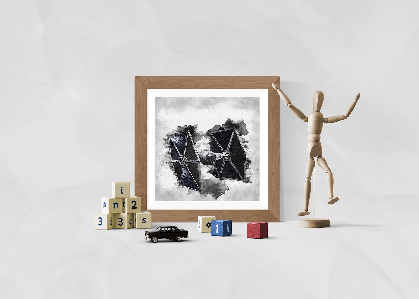 TIE FIGHTER - Tie Fighter Poster - Tie Fighter Digital - Star Warsl ...