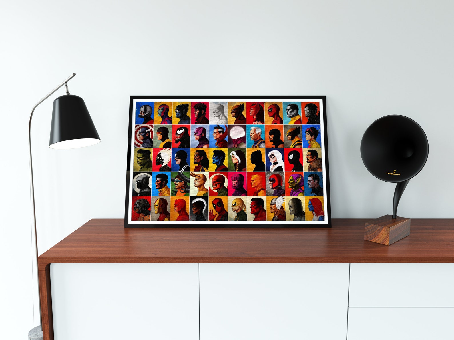 MARVEL SUPERHEROES POSTER - Avengers Poster - Marvel Heroes - Canvas ...